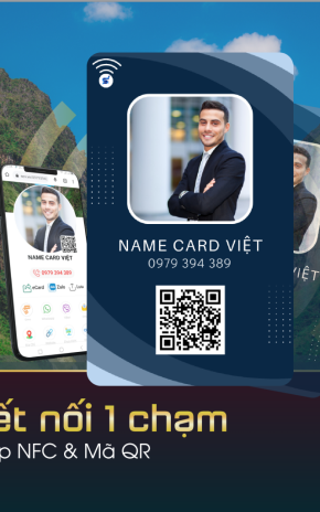 In eCard Thẻ cứng có chip NFC ( có icon) và Mã QR - NCV